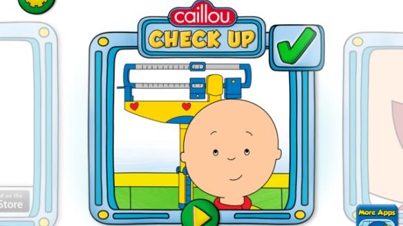Caillou Check Up - Doctor's Office App Review | Common Sense Media