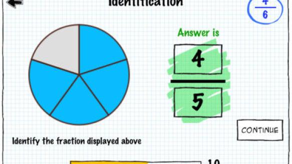 Fractions App By Tap To Learn App Review | Common Sense Media