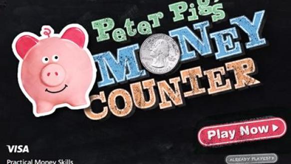 Peter Pig's Money Counter App Review | Common Sense Media