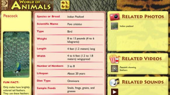 World Book's World of Animals App Review | Common Sense Media
