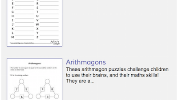 Activity Village Website Review | Common Sense Media