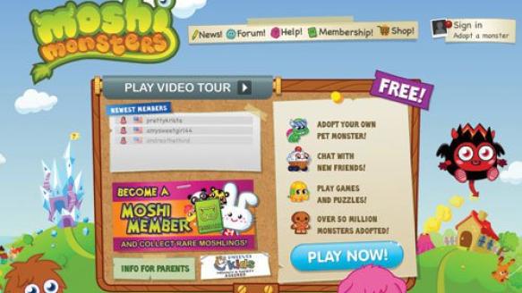MoshiMonsters Website Review | Common Sense Media