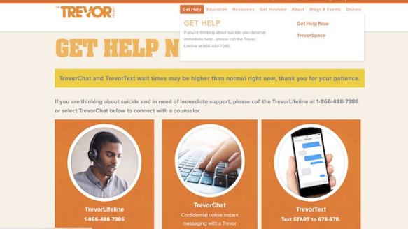The Trevor Project Website Review | Common Sense Media